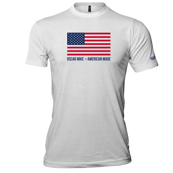 American Made Flag Tee - Oscar Mike Apparel
