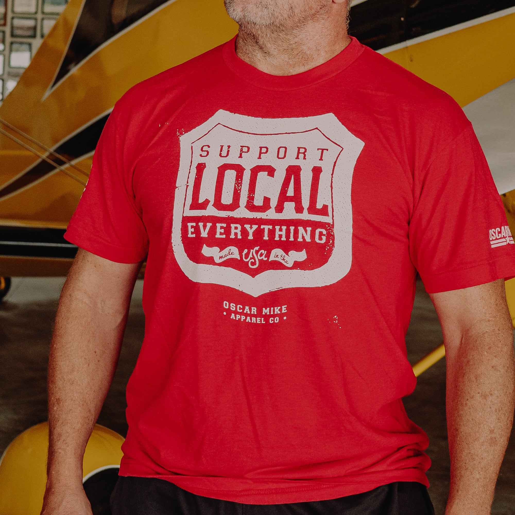 Support Local Everything Tee - Oscar Mike Apparel