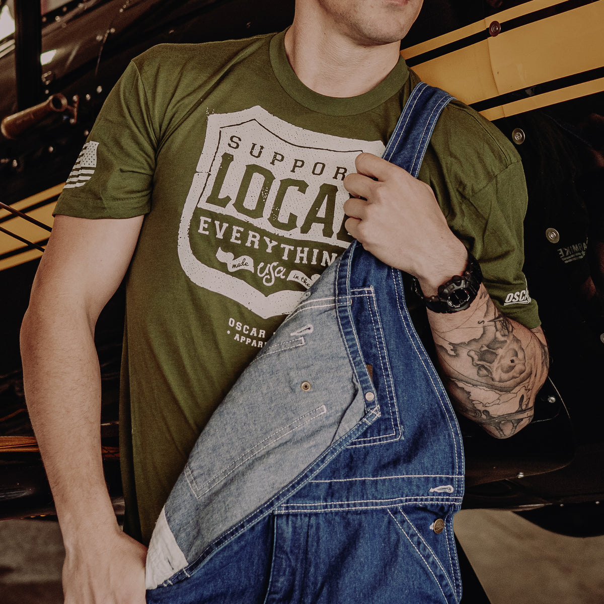 Support Local Everything Tee - Oscar Mike Apparel