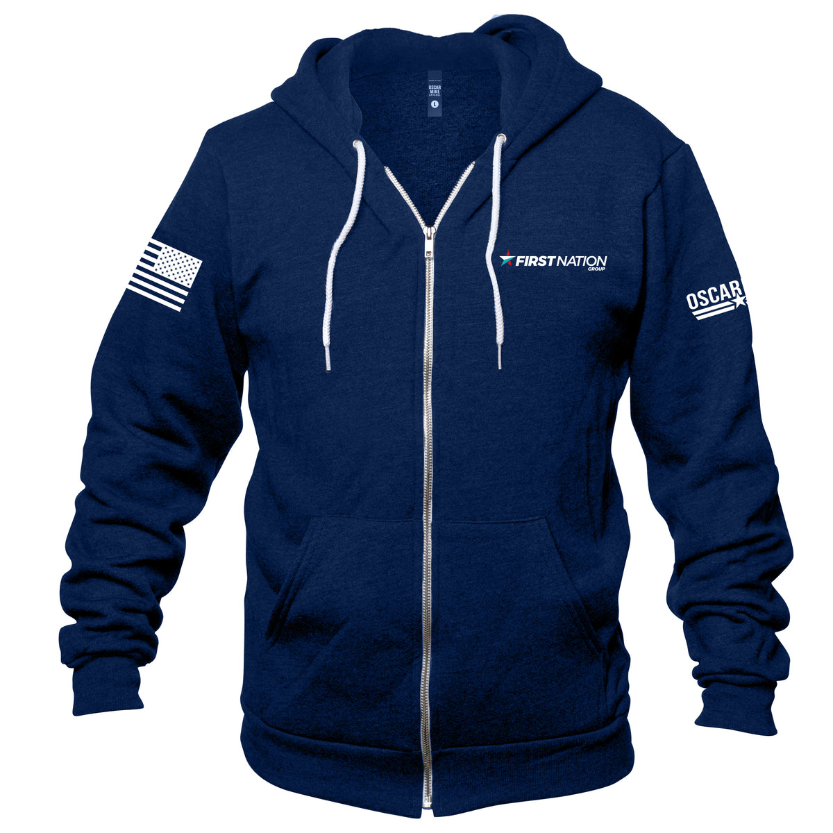 First Nation Group Zip Hoodie - Oscar Mike Apparel