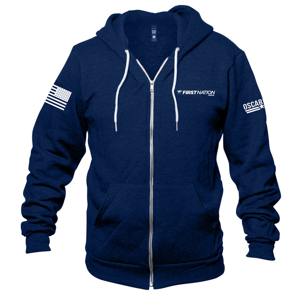 First Nation Group Zip Hoodie - Oscar Mike Apparel