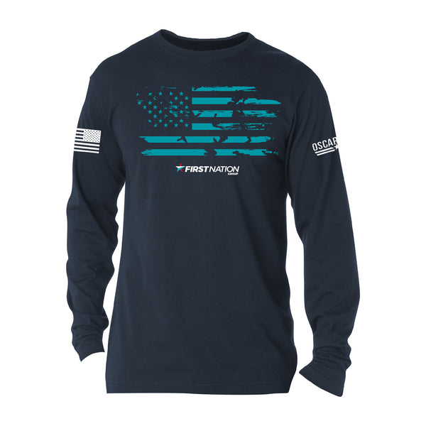 First Nation Group Flag Long Sleeve - Oscar Mike Apparel
