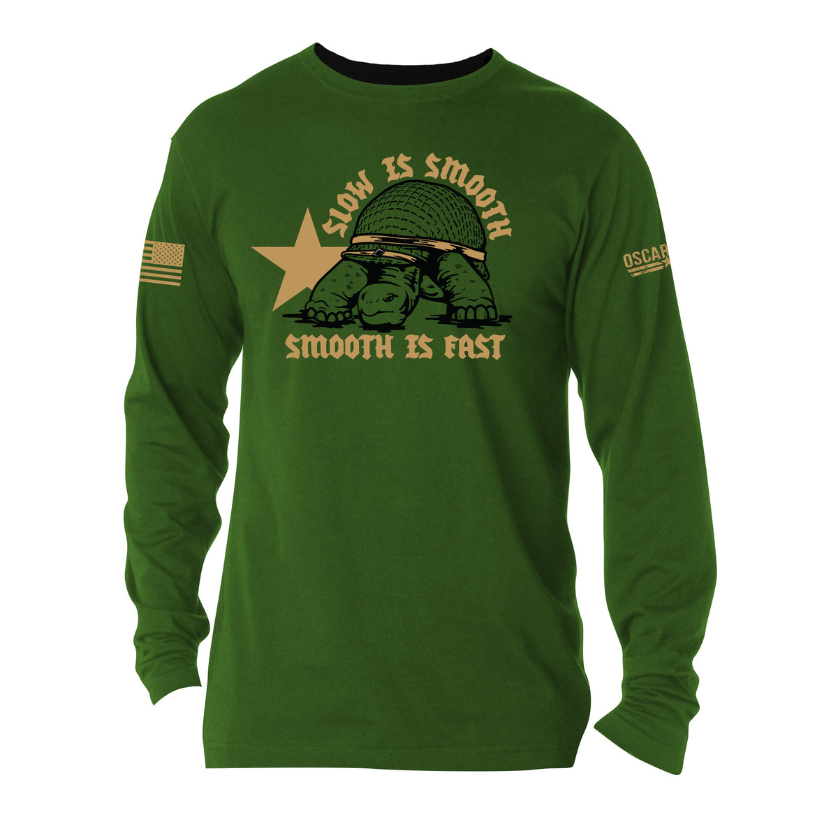 Golden Shellback Long Sleeve - Oscar Mike Apparel