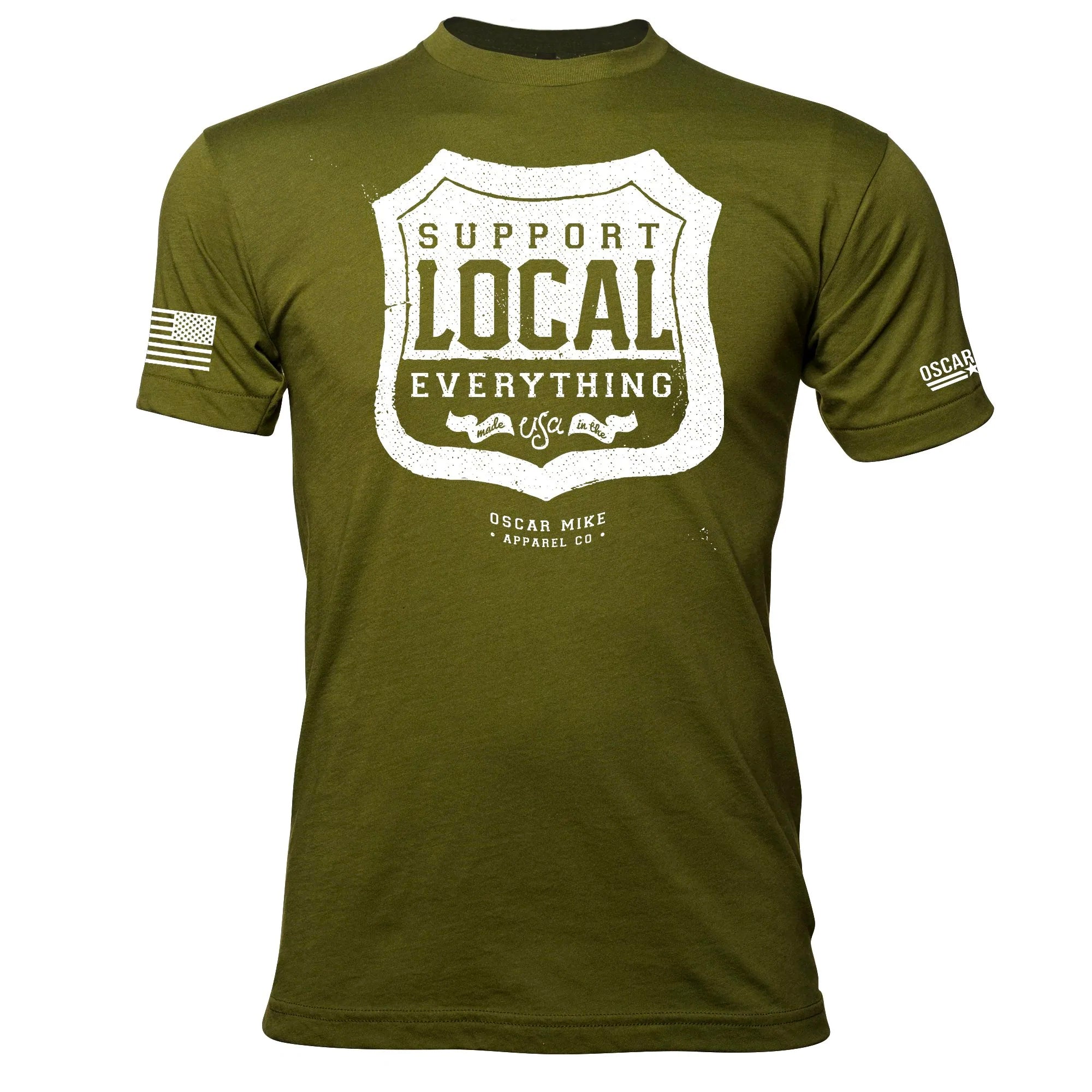 Support Local Everything Tee - Oscar Mike Apparel
